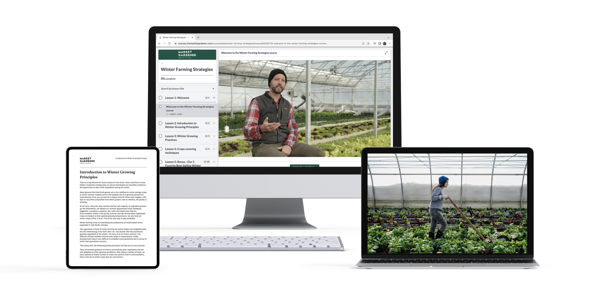 Season Extension & Winter Farming Strategies | Online Course